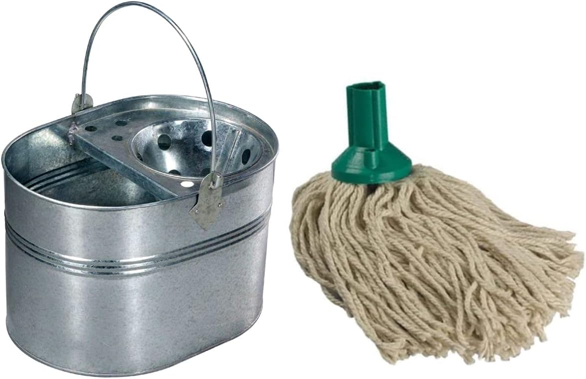 Best House Mop and Bucket Set Heavy Duty 1 PC Mop Bucket 16.5 Litre ...