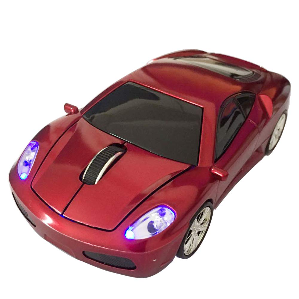 Amazon.com: Wireless Car Shape Mouse, 2.4GHz Optical Mouse Cool Sport ...