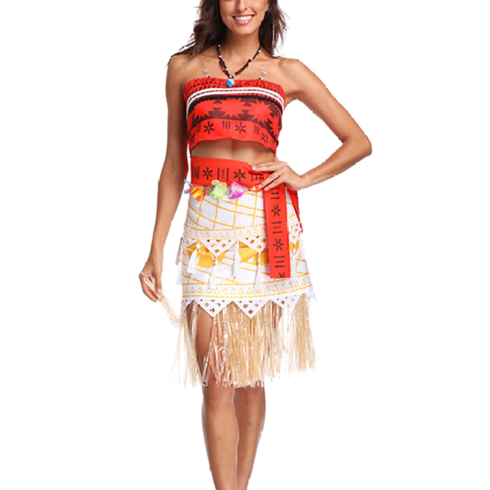 Oispvpes Maui Tattoo Costume Halloween Cosplay Jumpsuit Adult Mens ...