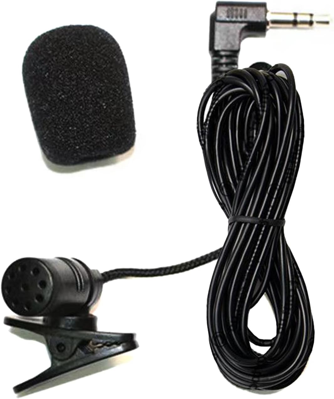 Micro Cravate,Micro De 3,5 mm,Micro Autoradio,Voiture Microphone Stéréo ...