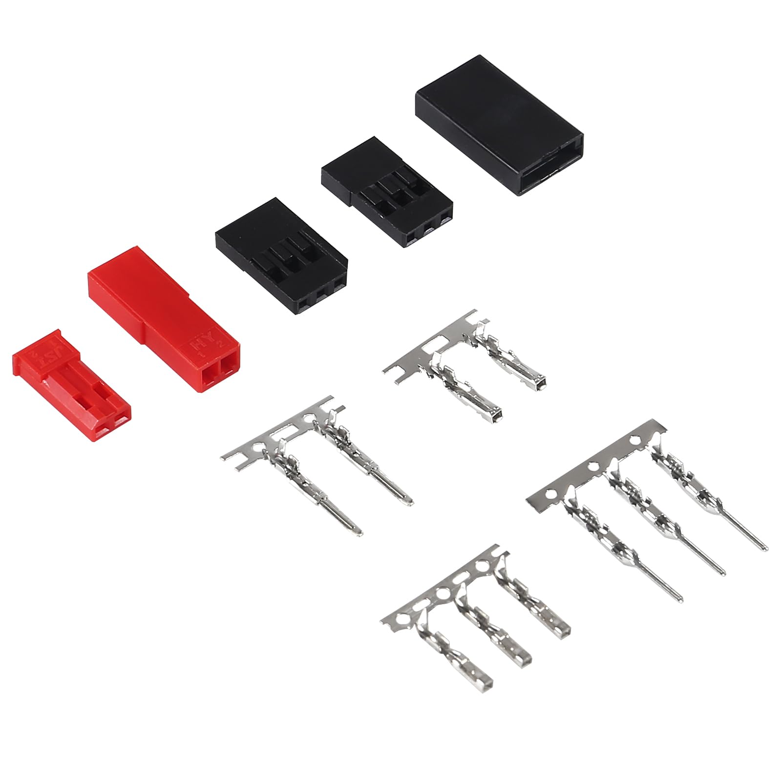 Snapklik.com : 40 Sets JST Servo Connector Kit Servo Plug Male Female ...