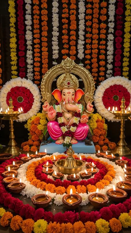 Shree Ganesh Sticker no70 : Amazon.in: Home Improvement