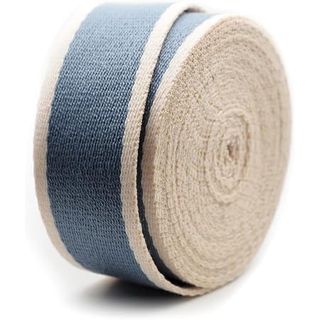 Amazon.com: CRAFTMEMORE 1.5 Inches Cotton Webbing Strap, Spiral Pattern ...