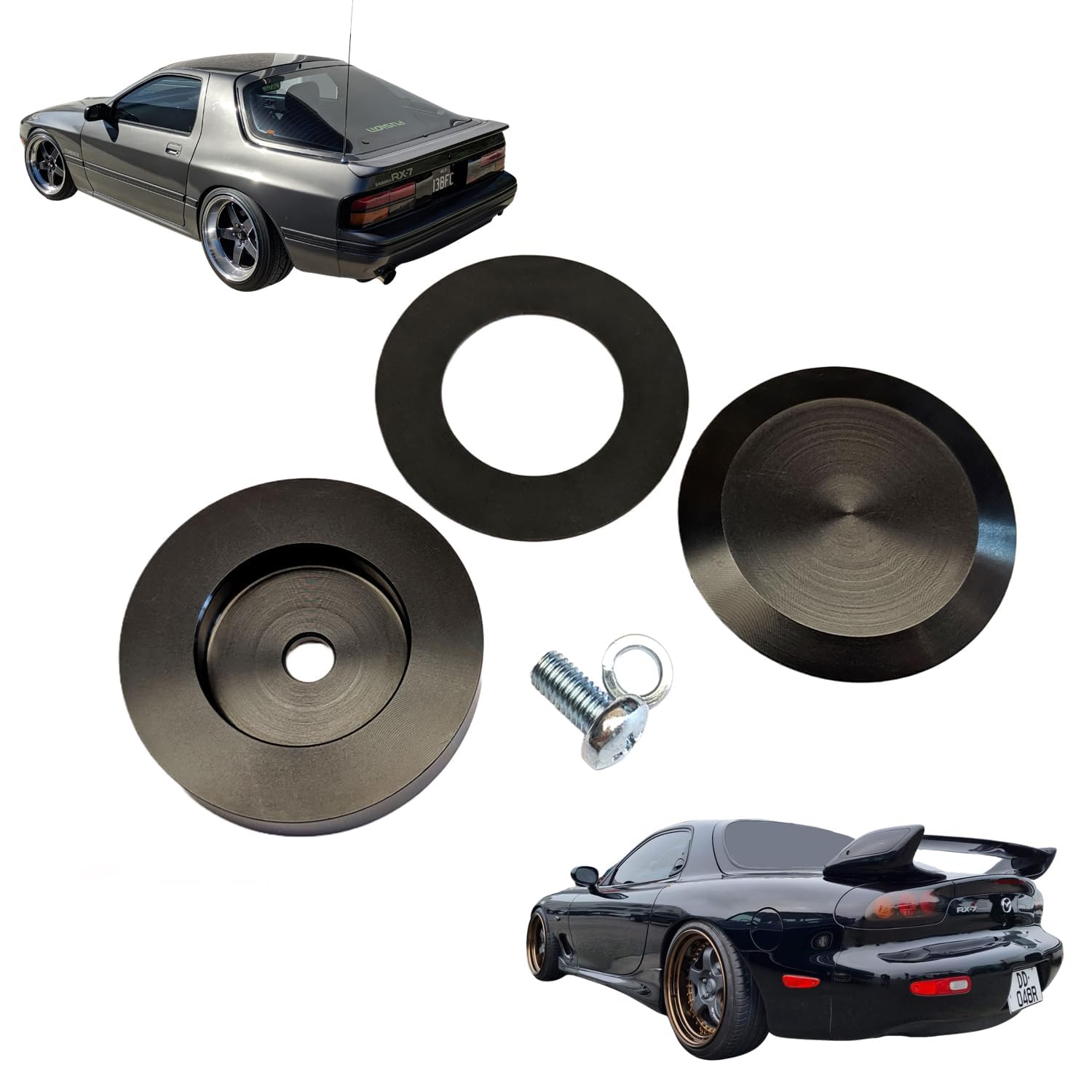 Buy Pro Spec Imports, Billet CNC Aluminium rear wiper delete kit for ...