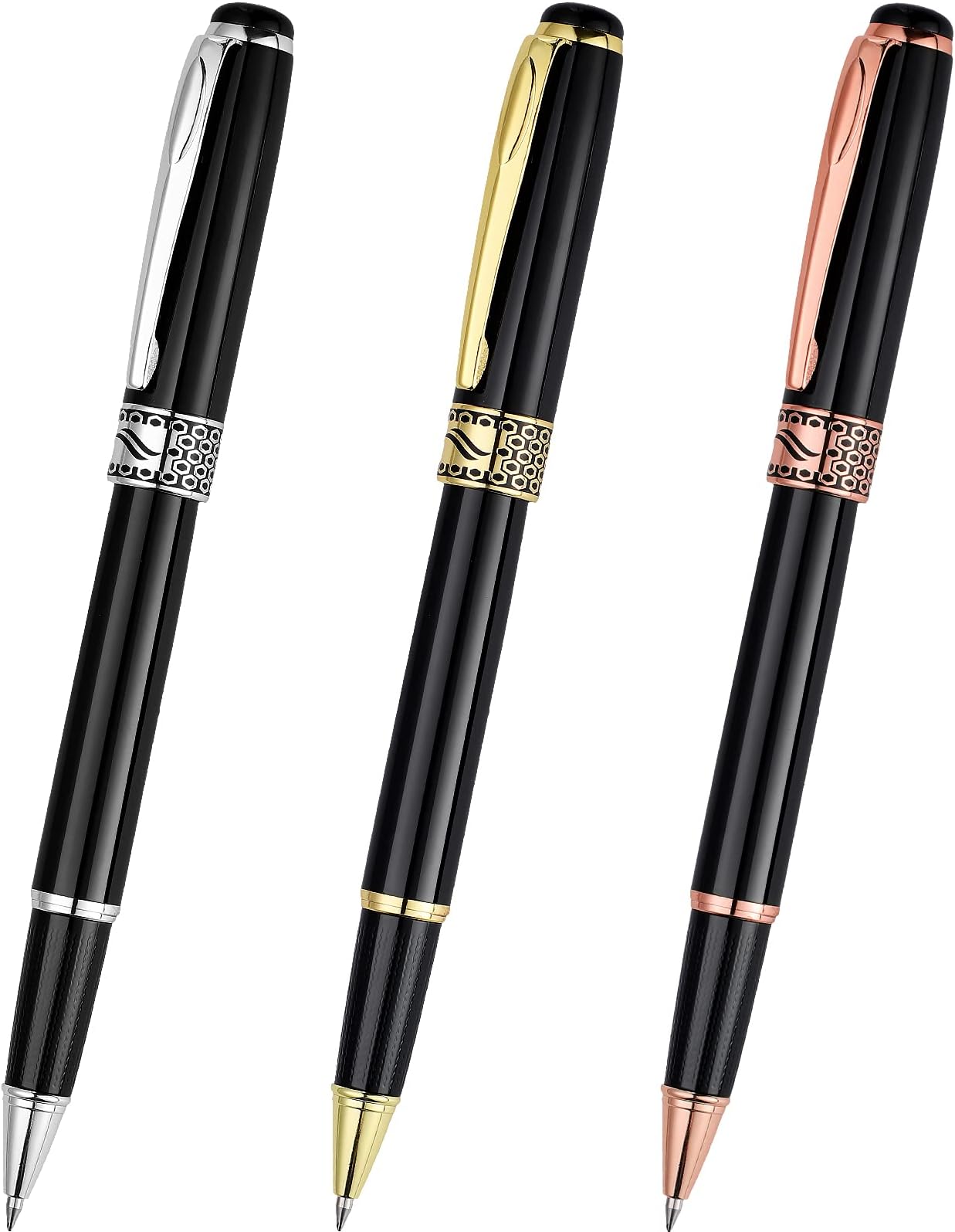 Amazon.com : Tenare Weighted Pens for Hand Tremors Black Ink Heavy Pens ...