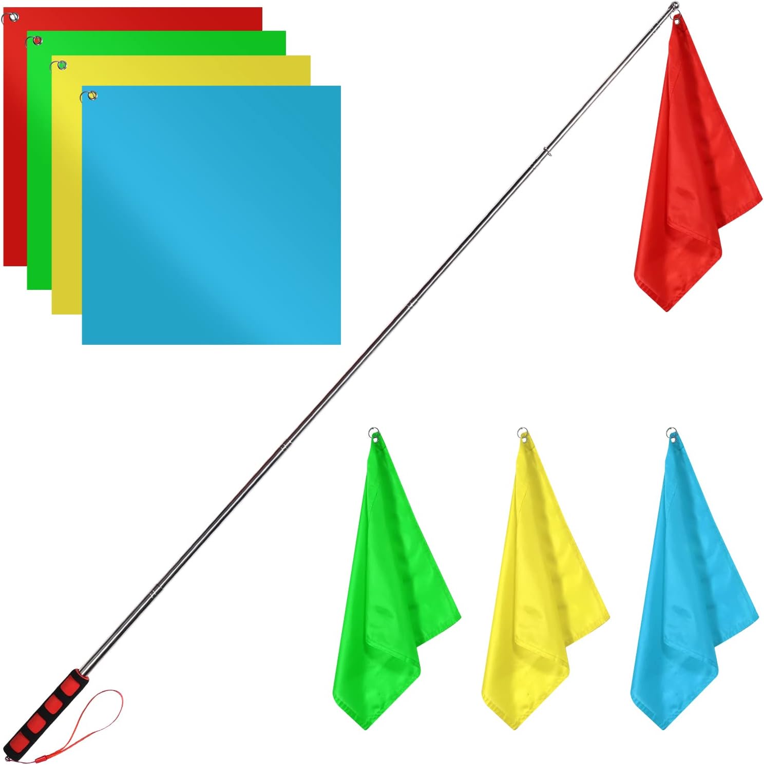 Amazon.com : 5PCS Horse Training Flag, Tour Guide Flag with 63 inch ...