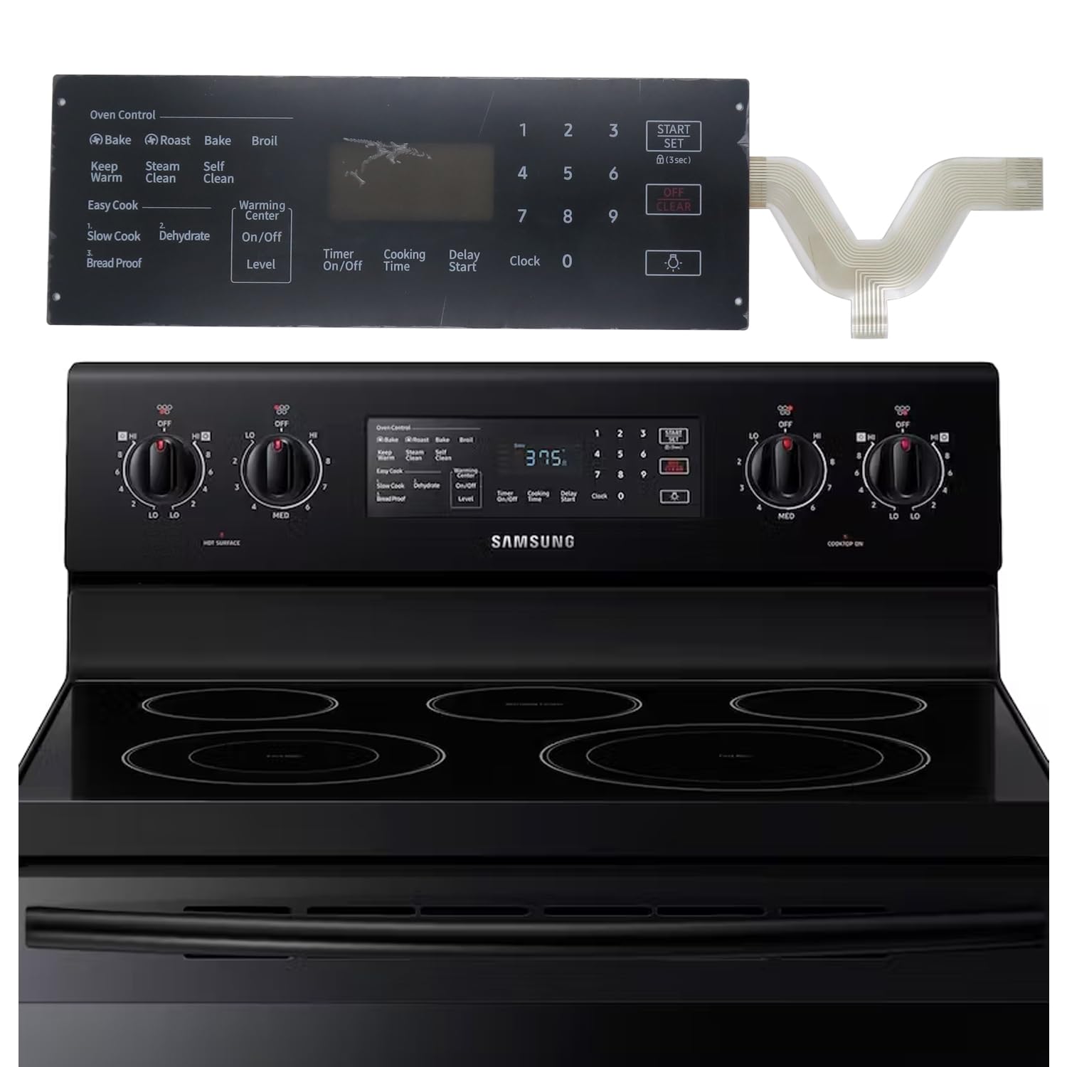 DG34-00043A Range Touch Control Panel Genuine Original Equipment ...