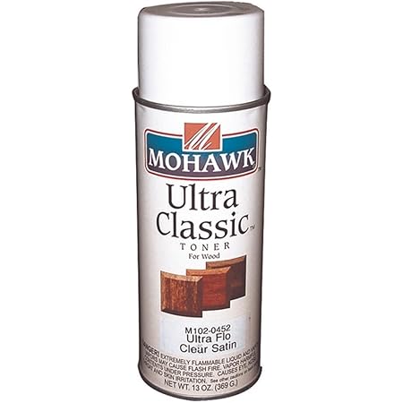 Mohawk Pre-Catalyzed Clear Lacquer -Satin Aerosol Spray Finish 13 oz (1)