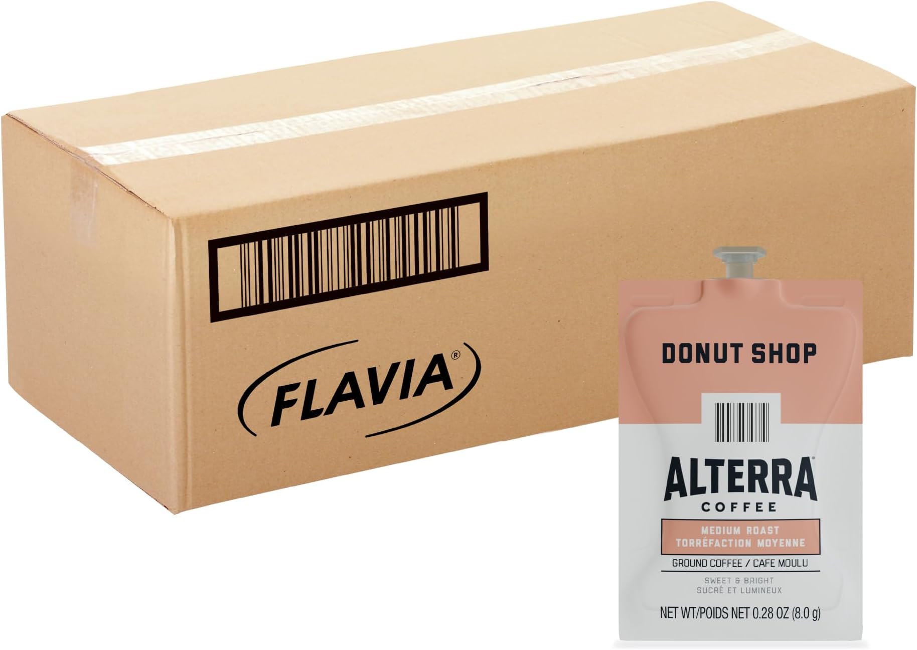 Amazon.com : Alterra Donut Shop Coffee for Flavia Brewers (Pack of 40 ...