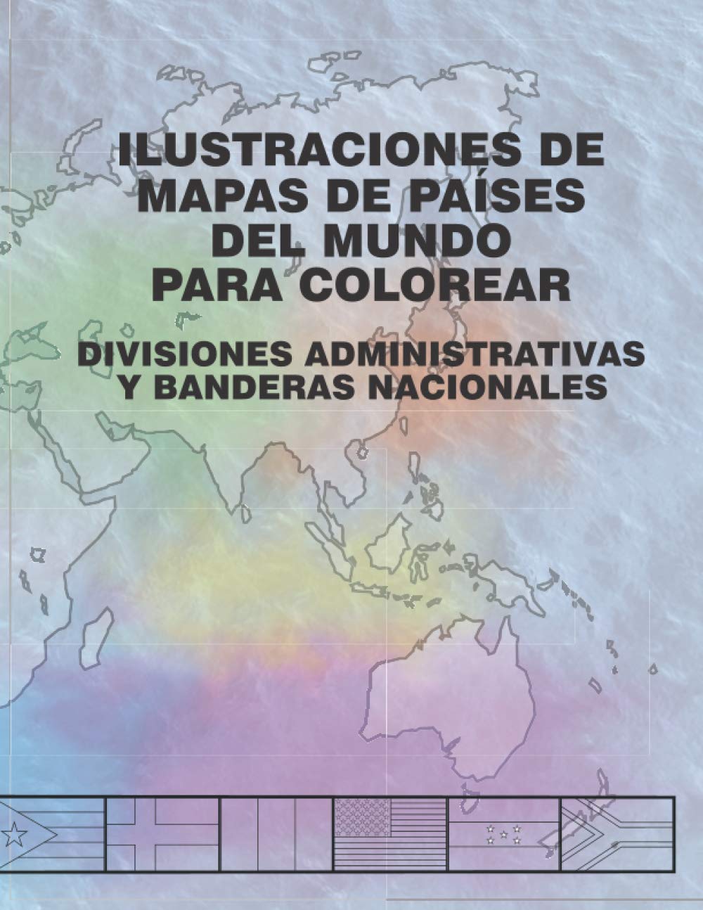Buy Ilustraciones de as de Países del Mundo para Colorear: Divisiones ...