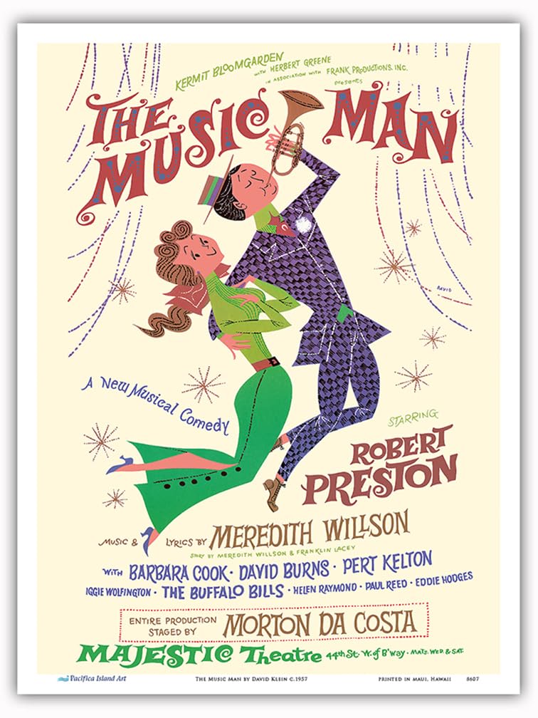Amazon.com: The Music Man - Starring Robert Preston - Majestic Theater ...