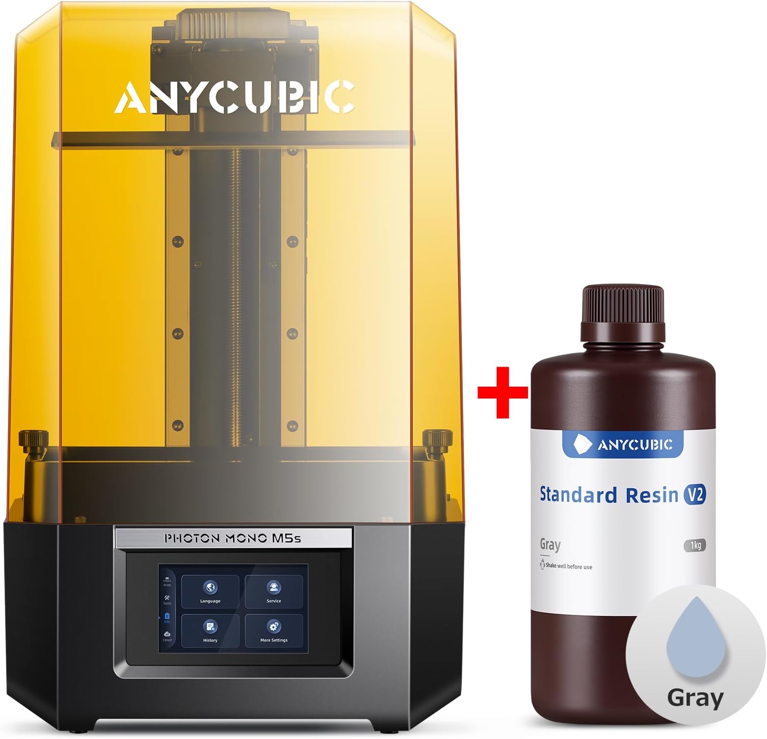 Amazon.com: ANYCUBIC Photon Mono M5s 12K Resin 3D Printer + ANYCUBIC ...