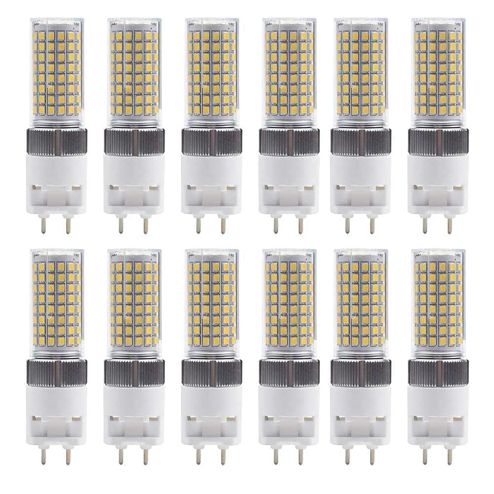 Vuenyrun 16W LED Corn Light Bulb, Cool White with lampshade G12 Base ...