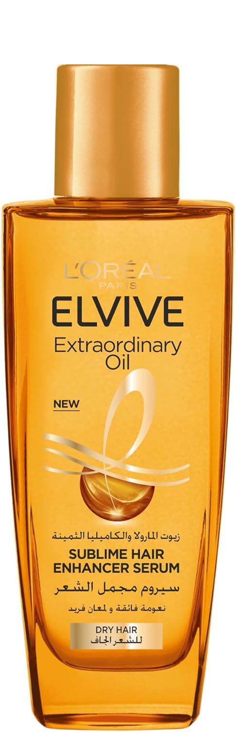 L’Oréal Paris Elvive Extraordinary Oil Sublime Hair Serum, for Dry Hair ...