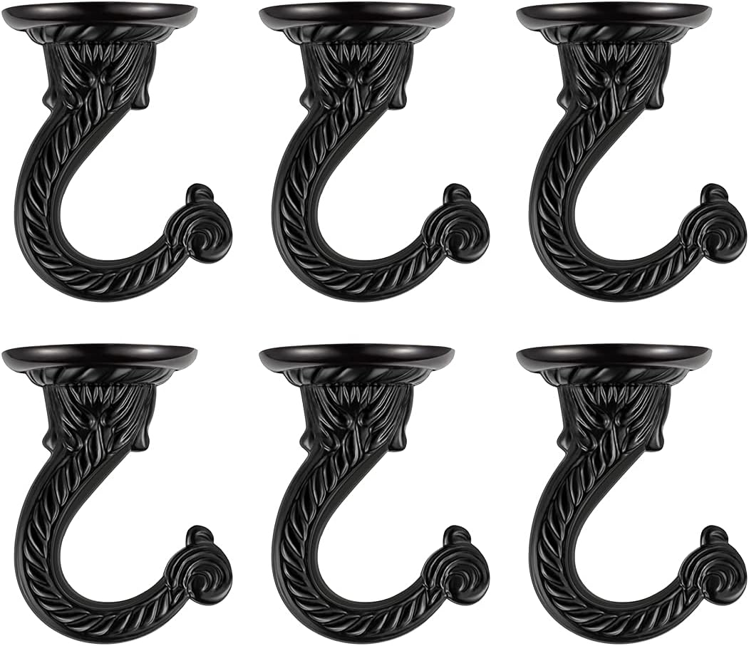 OBSTKUCHEN 8 Sets Swag Ceiling Hooks Heavy Duty Swag Hook with Hardware ...