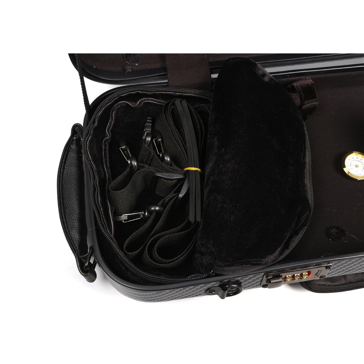 Violin Case Hard Shell Carbon Fiber Violin Case 4/4 Code Lock Violin ...