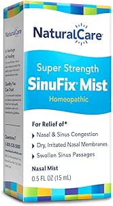 Amazon.com: NaturalCare Super Strength SinuFix Nasal Decongestant Mist ...