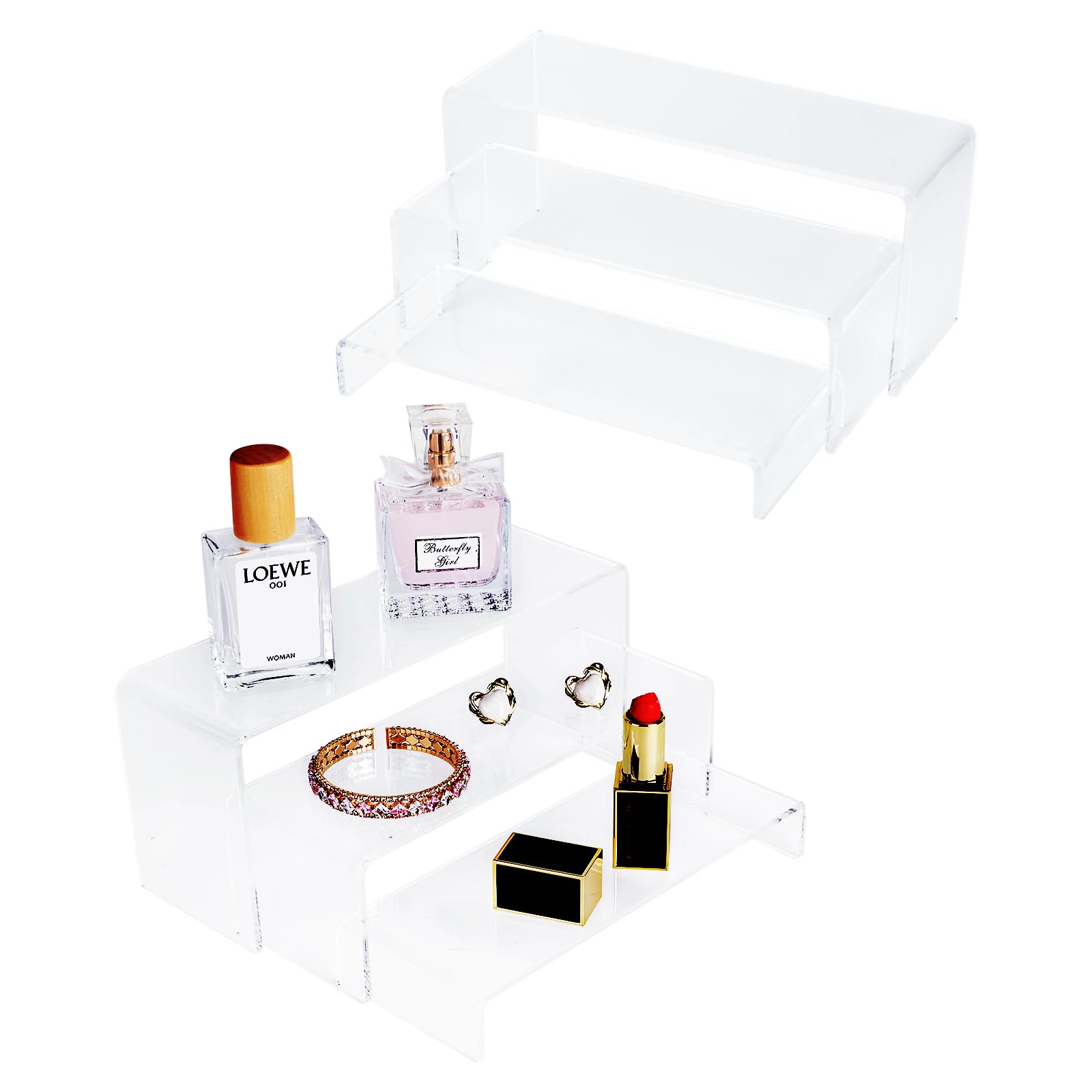 Amazon.com: Jolboldy Acrylic Display Risers, 6pcs Clear Display Stand ...
