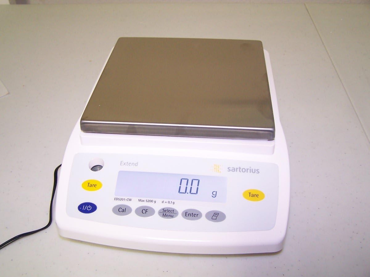 Sartorius ED-5201-CW Precision Balance,Compact Scale 5200x0.1g,Auto CAL ...