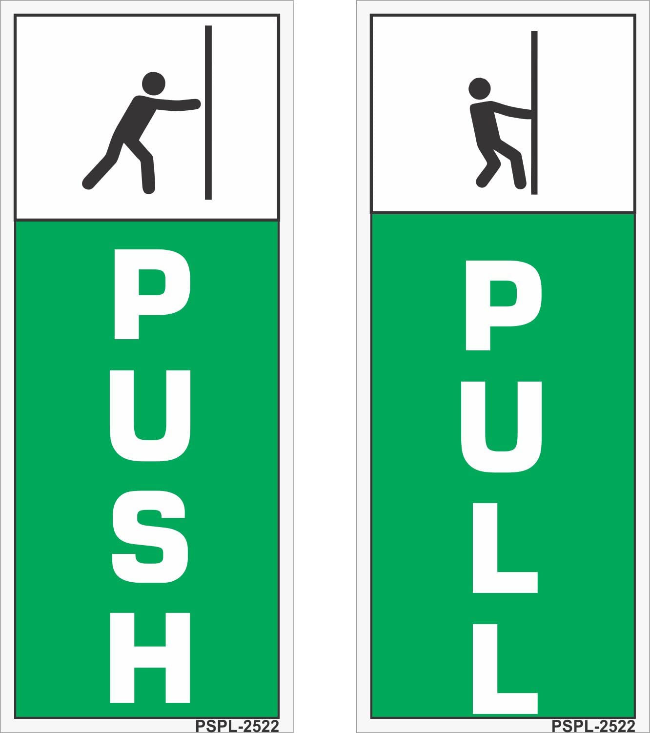 Buy Aditya Sign ® push pull Sign Board for Office, Industry, Places ...