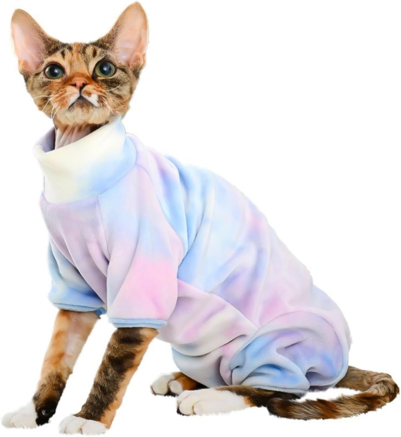 Amazon.com : UOSIA Sphynx Cat Clothes Warm Hairless Cat Clothes Cat ...