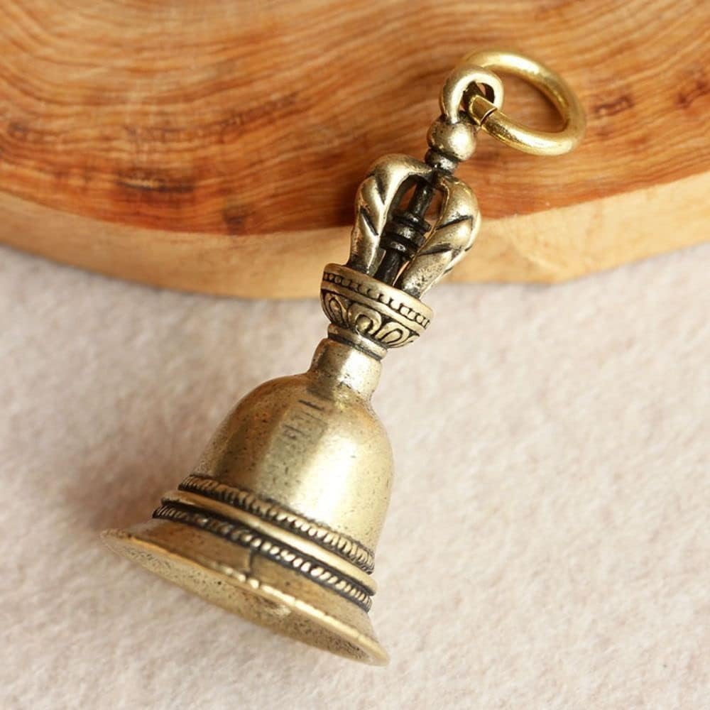 Amazon.com : Retro Copper Bell Wind Chimes,Demon Subduing Bell Creative ...