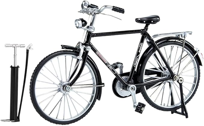 Amazon.com: DIY Bicycle Model Scale, 1:10 Simulation Bike Model, Mini ...