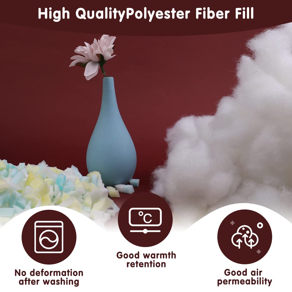 Snapklik.com : Yizzvb Polyester Fiber Fill Shredded Foam Fill Super ...