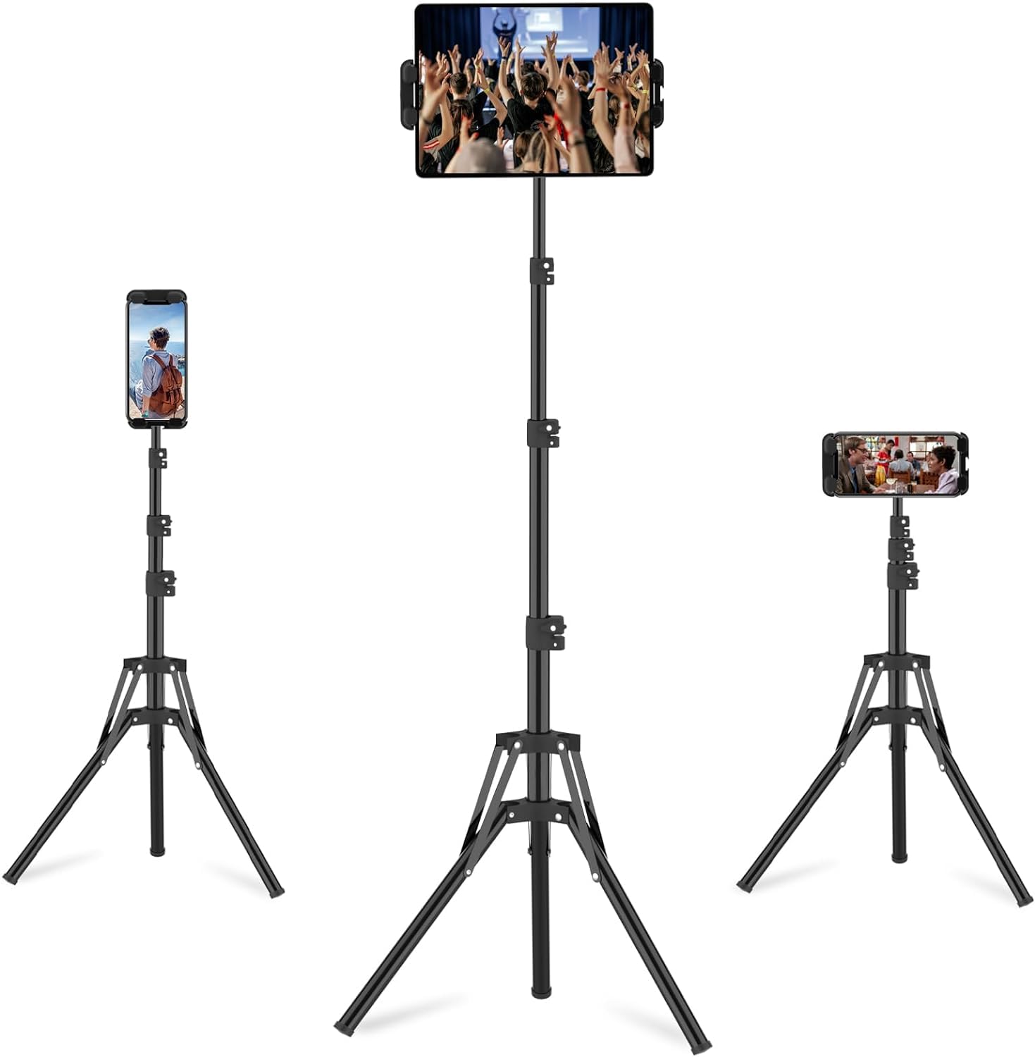 Amazon.com: Cenawin 63" Tripod Floor Stand, Adjustable iPad Tripod ...