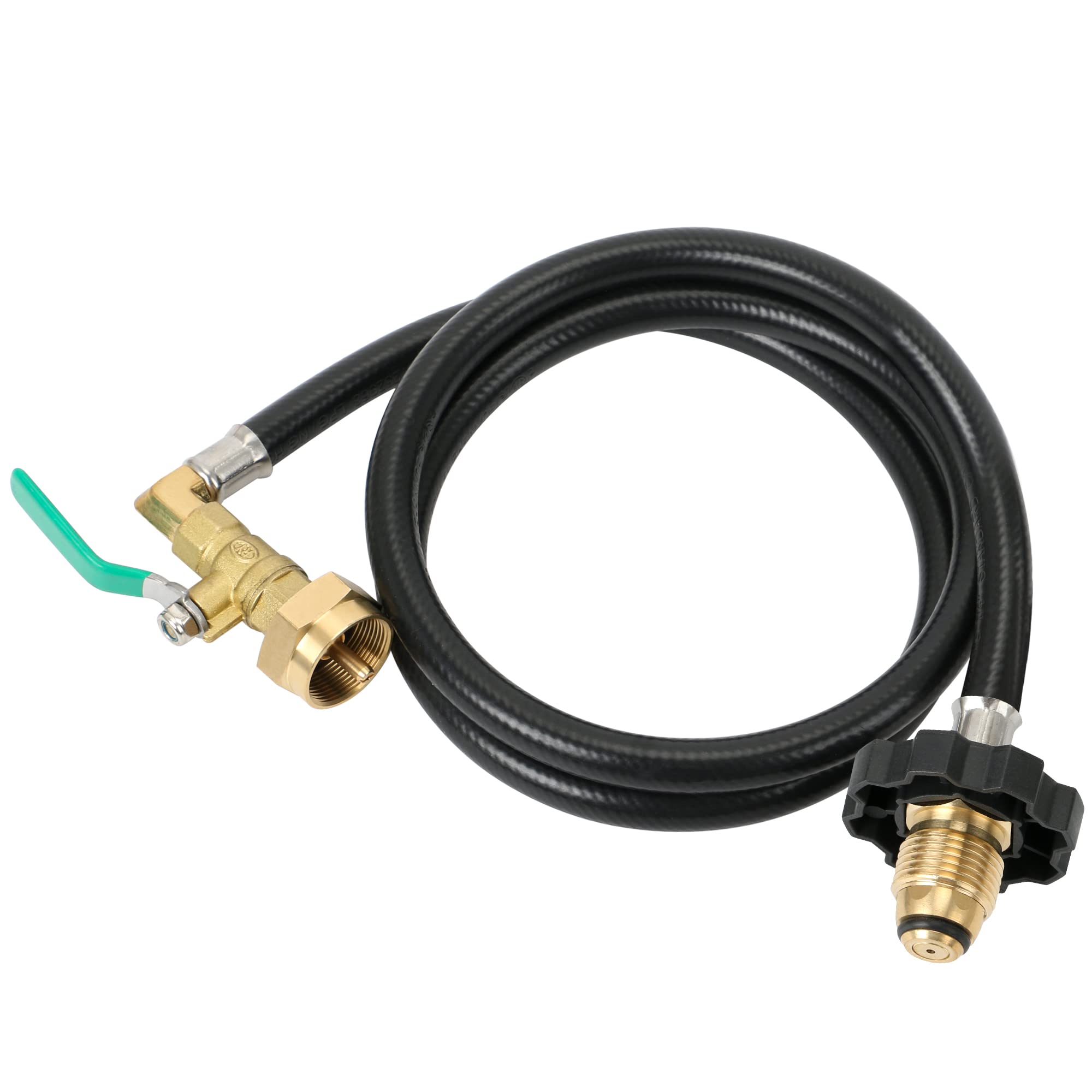 Amazon.com : ATKKE 48‘’ Propane Refill Adapter Hose for POL Type 1LB ...