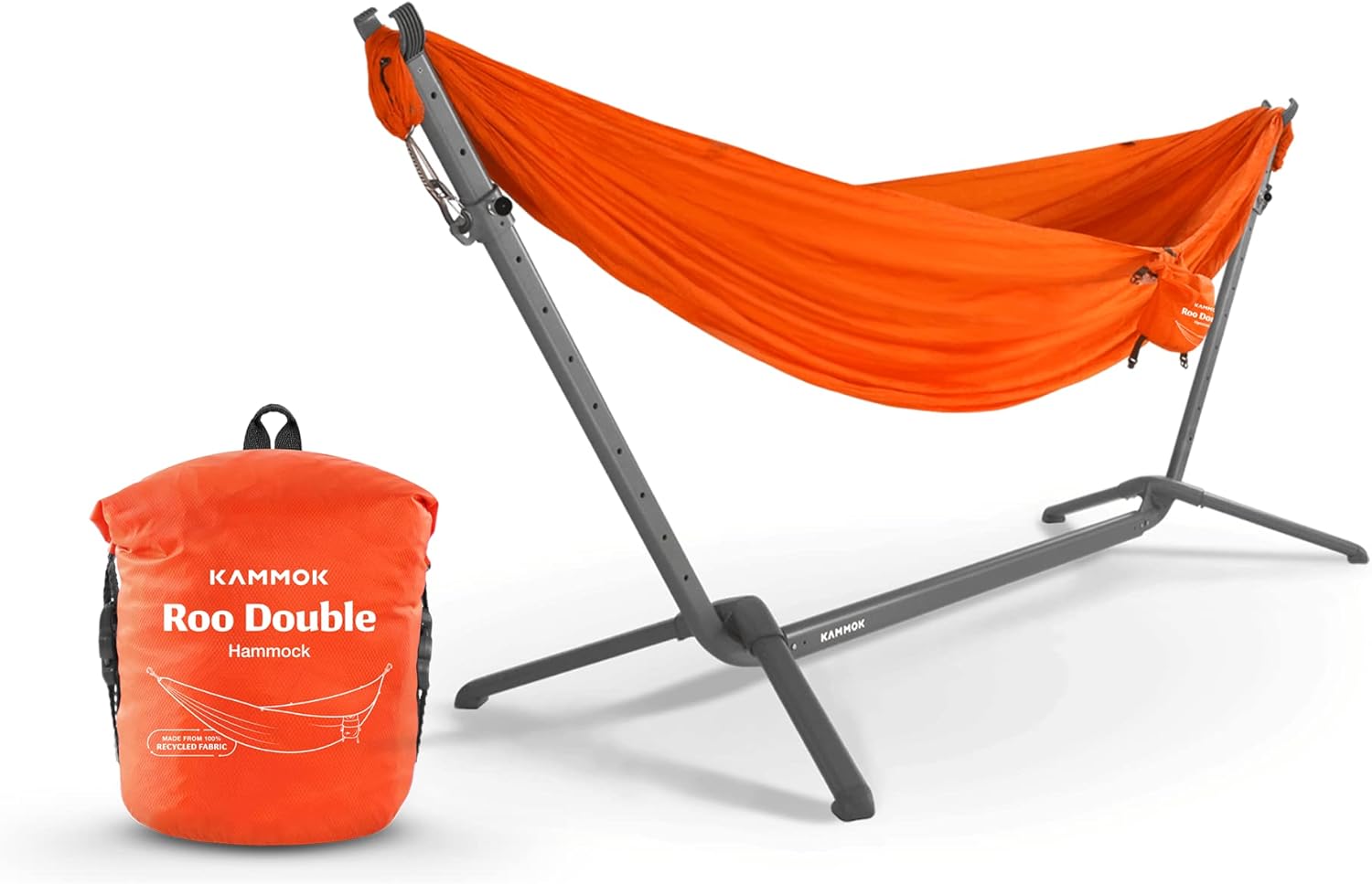 Amazon.com : KAMMOK: Swiftlet Portable Stand & Roo Double Ember Orange ...