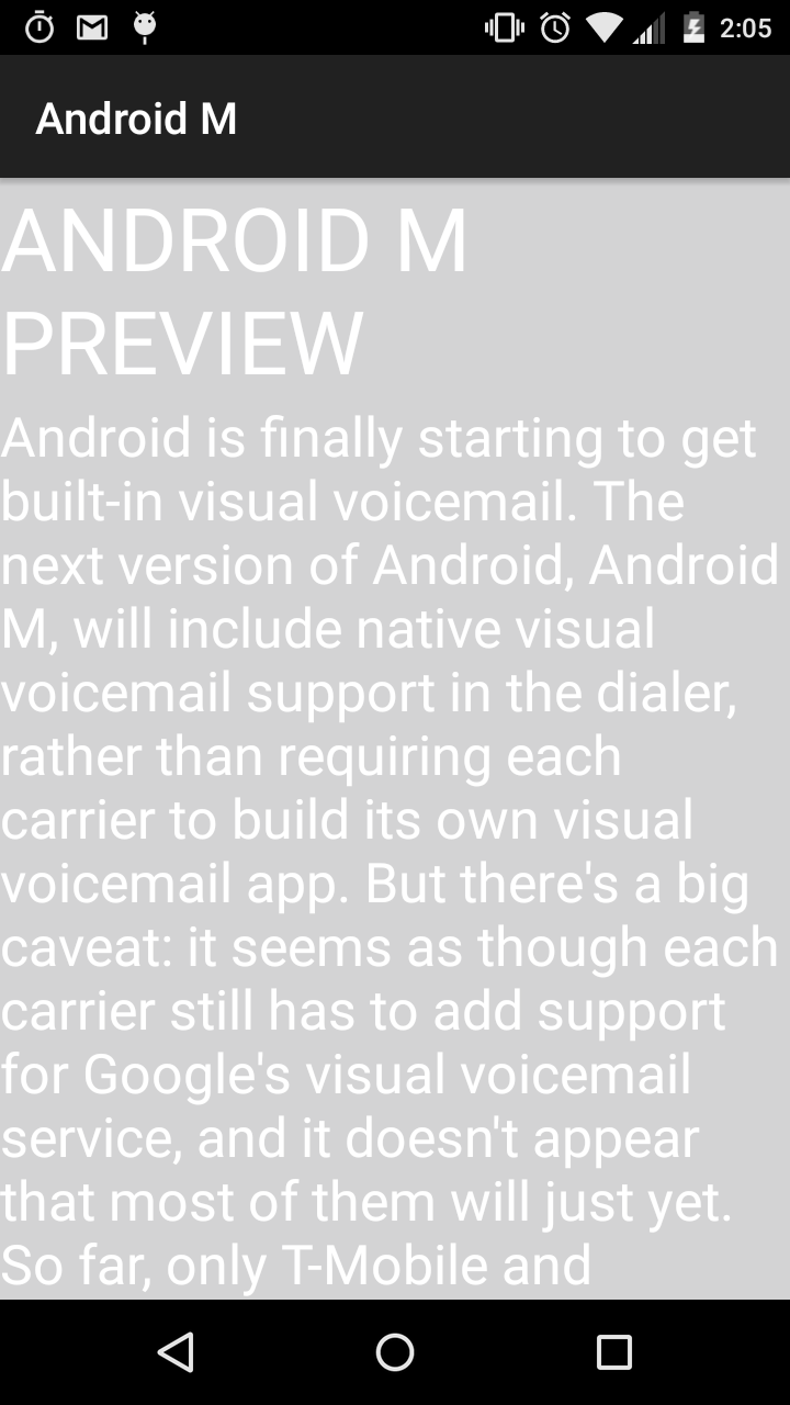 Android M - App on Amazon Appstore