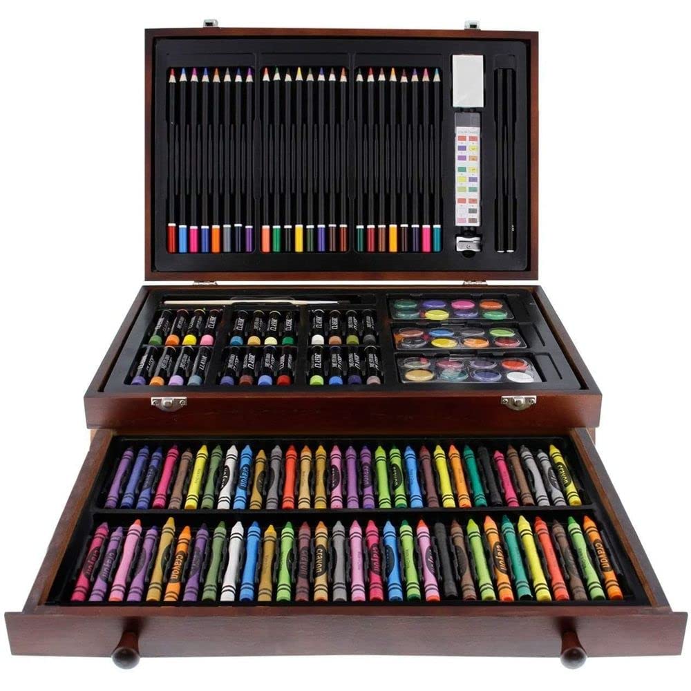U.S. Art Supply 143-Piece Mega Wood Box Art Painting, Sketching and ...