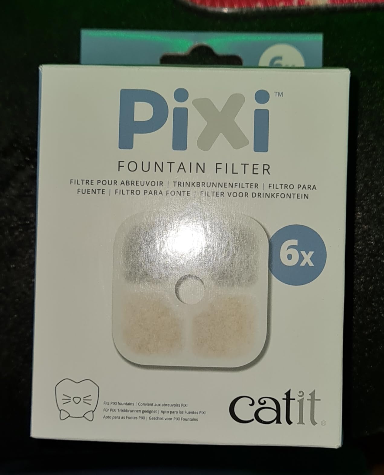 Catit Pixi Fountain Filter Cartridge, Pack of 6 : Amazon.com.au: Pet ...