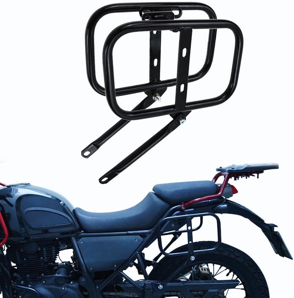 Amazon.com: REARACE Saddlebag Support Racks Motorcycle Side Racks ...