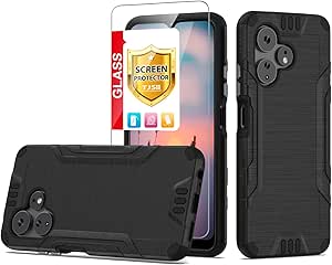 Amazon.com: TJS Compatible for Boost Mobile Celero 5G + Plus 2024 (3rd Version) Case, Tempered ...