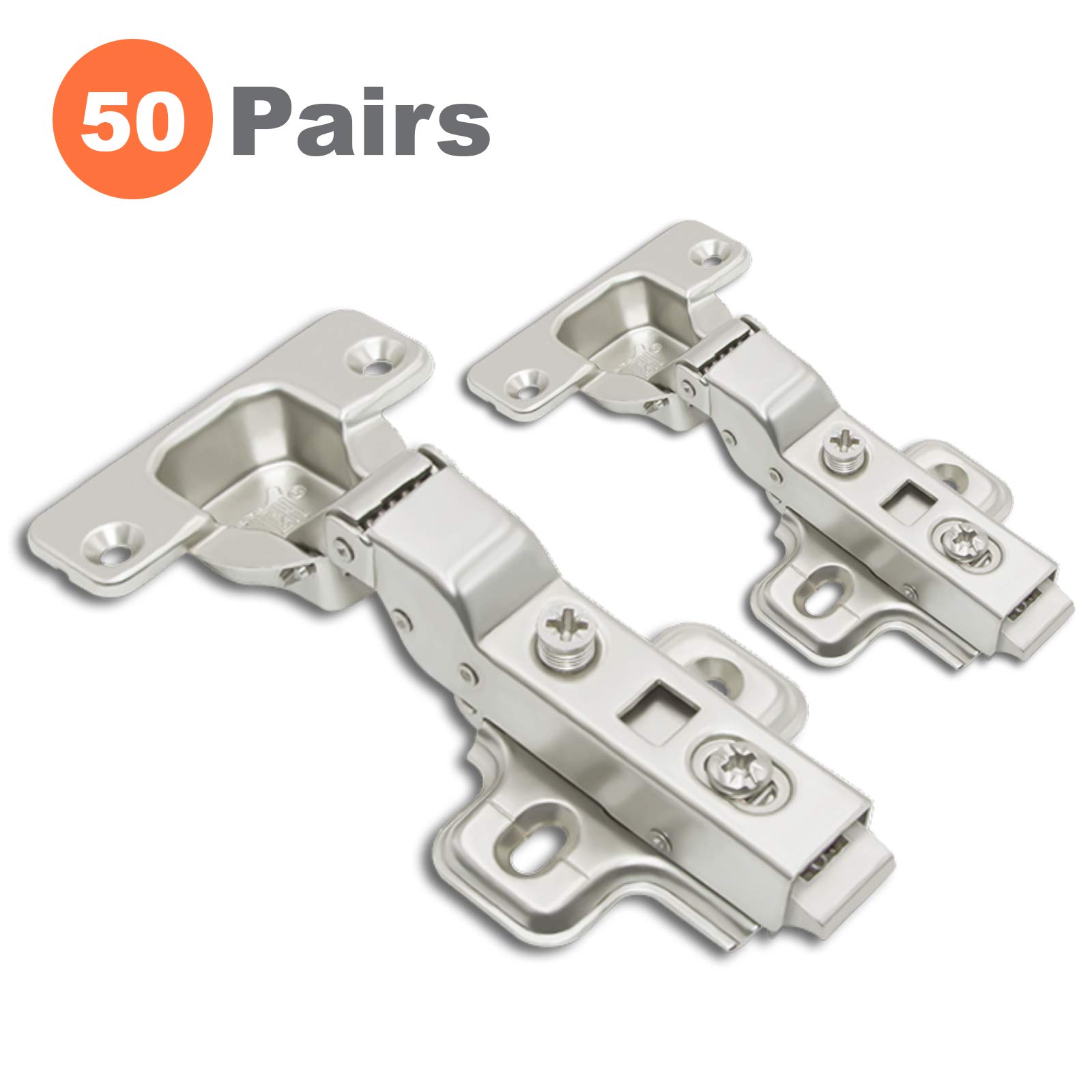 Buy TOUCH TCH-11306 Series 3/8" Half Overlay Soft Close Concealed ...