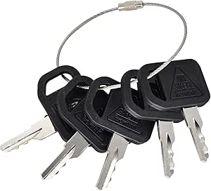 Amazon.com: Notonparts 5PCS AM131841 Ignition Keys AM101600 Compatible ...