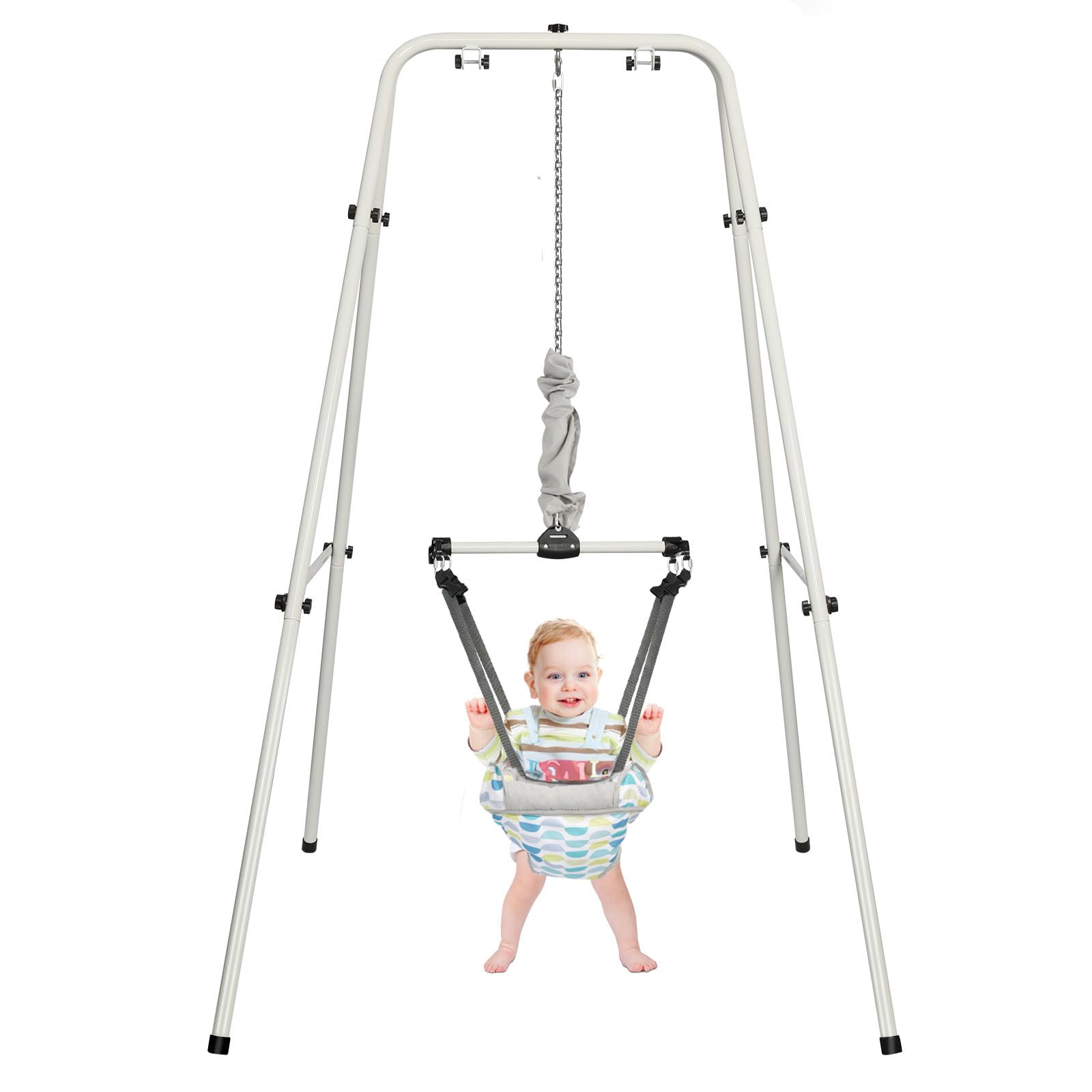 Amazon.com : Hapbabe 2 in 1 Baby Jumper with Stand, Premium Spring, for ...