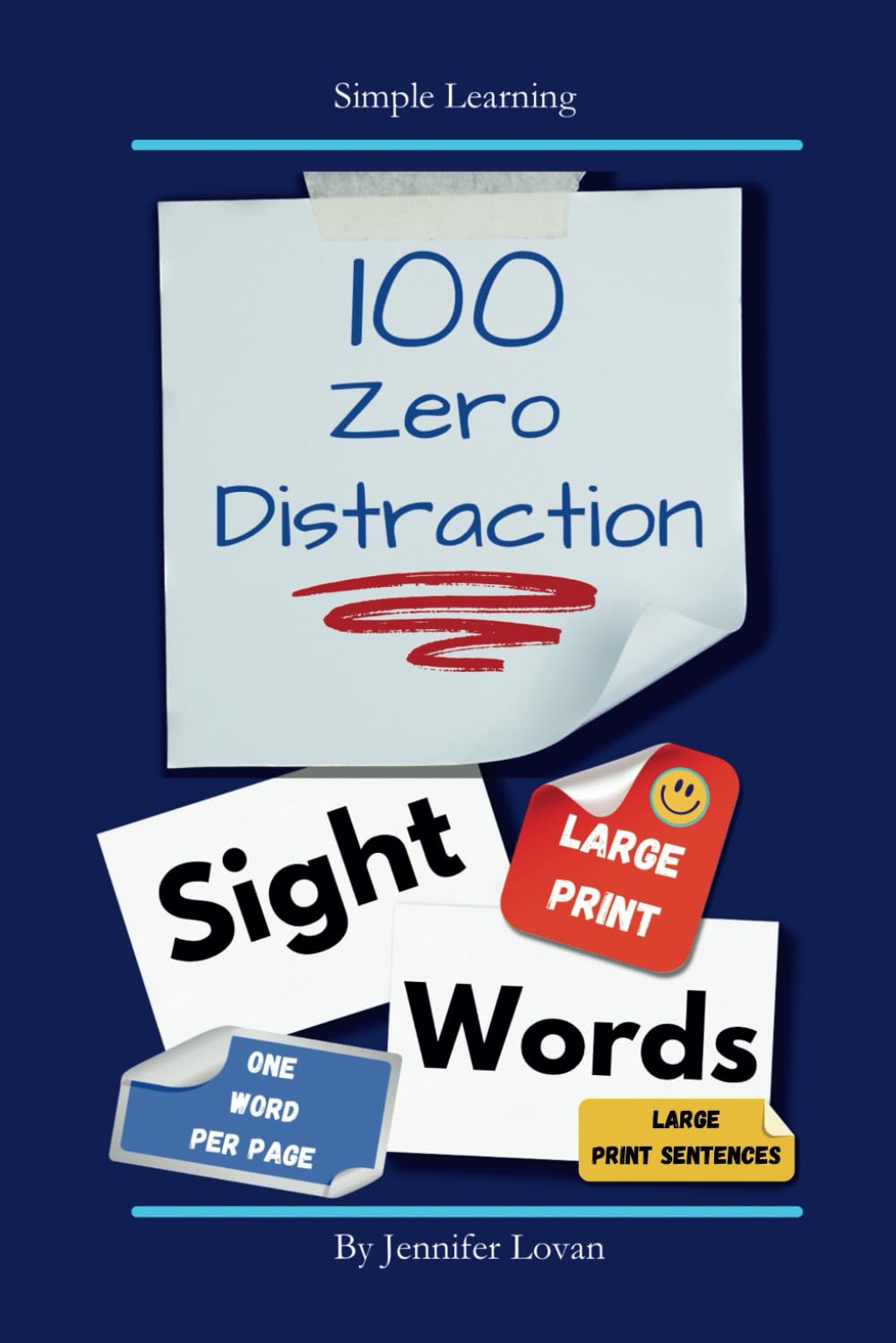 Amazon.com: 100 Zero Distraction Sight Words: 9798321508985: Lovan ...