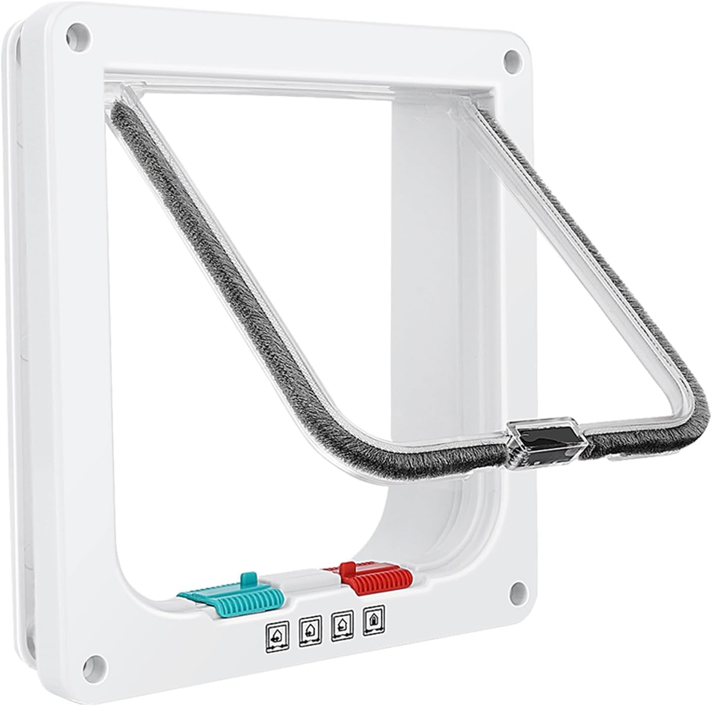 Cat Door for Windows, Pet Doors and Sliding Door, Safety Pet Door with ...