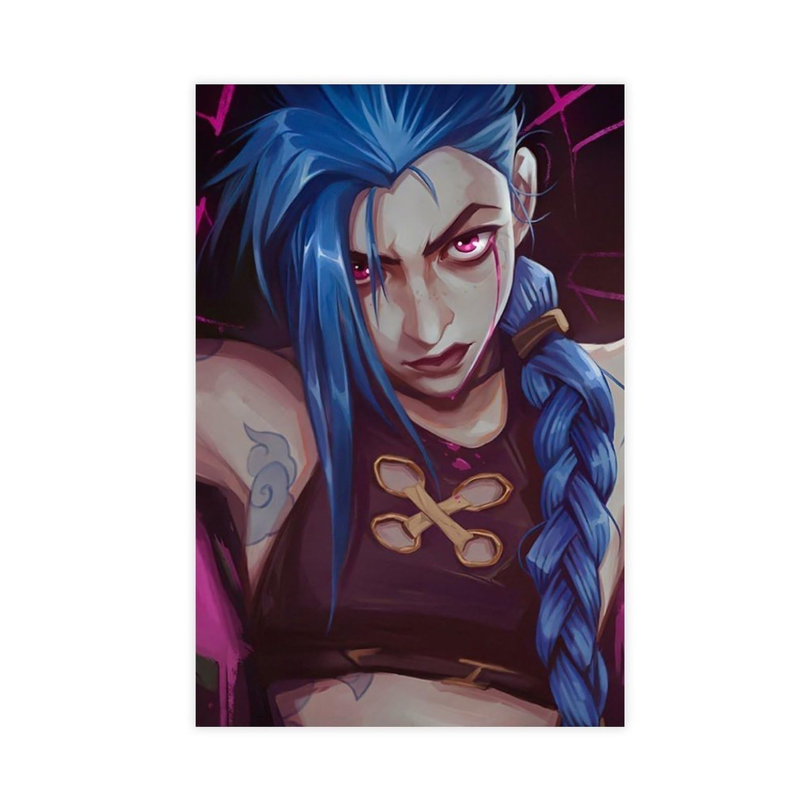 Arte Inicial De League Of Legends Jinx Arcane's Jinx Now Has Her Own