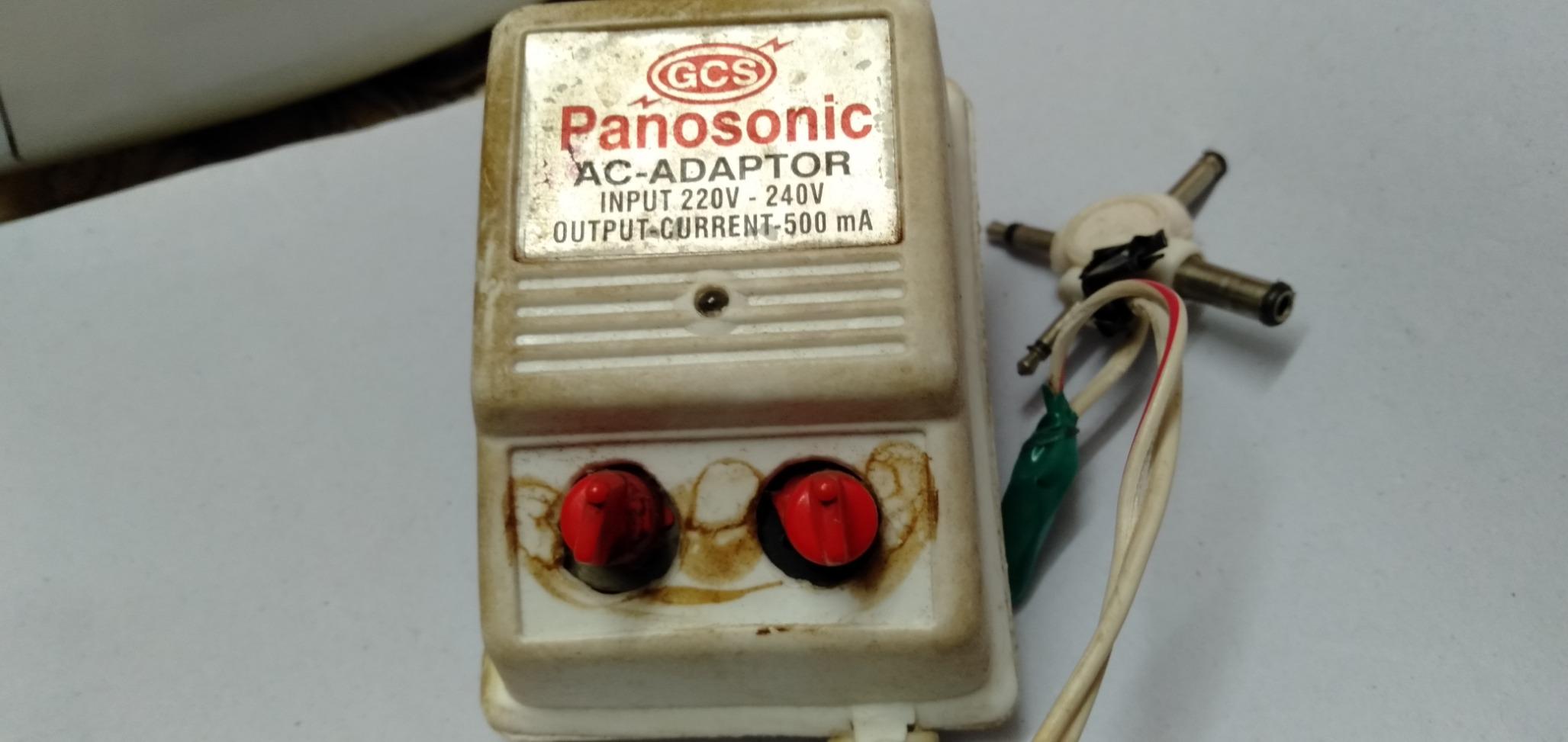 Whipcord Adaptor for Casio SA-46/47/76/77 Power Supply Cord,2 pin,Black ...