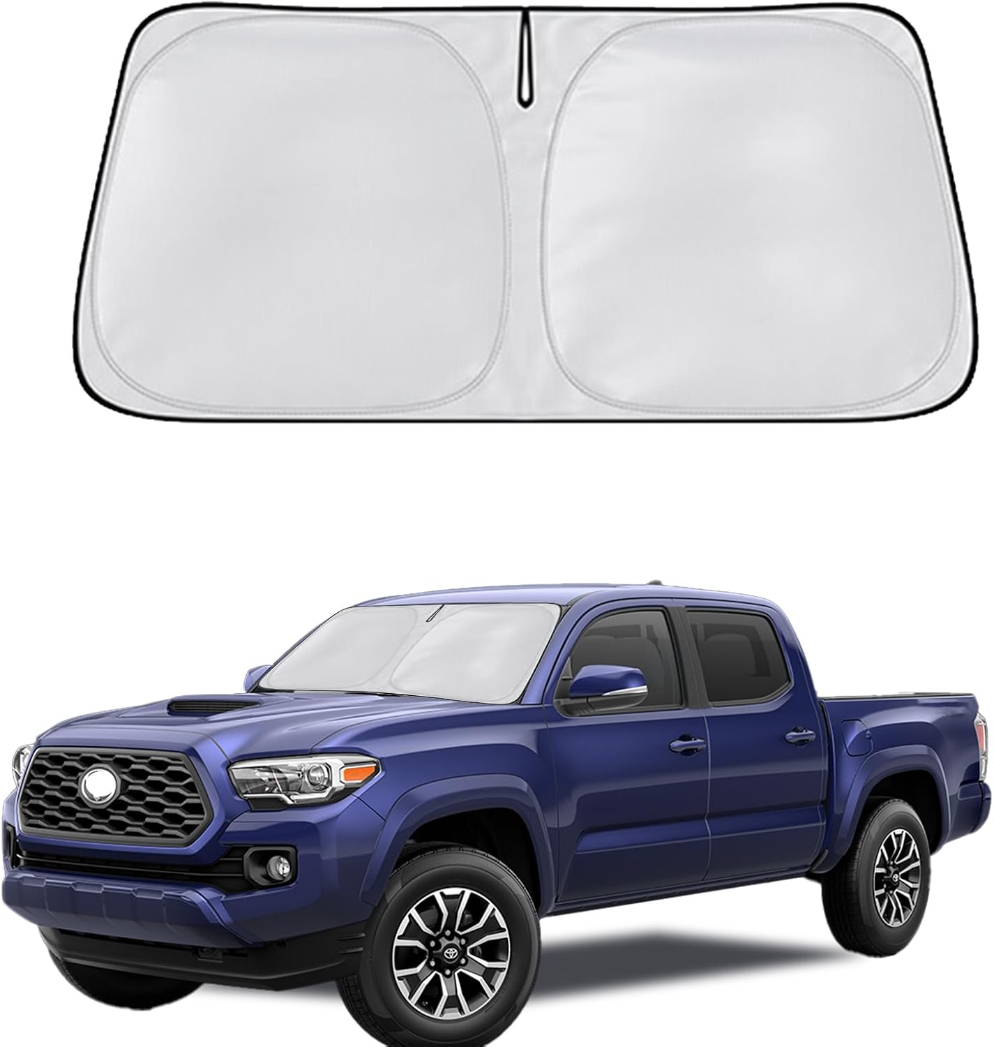 Amazon.com: Pincuttee 1PC Car Windshield Sun Shade,Foldable Sun Blocker ...