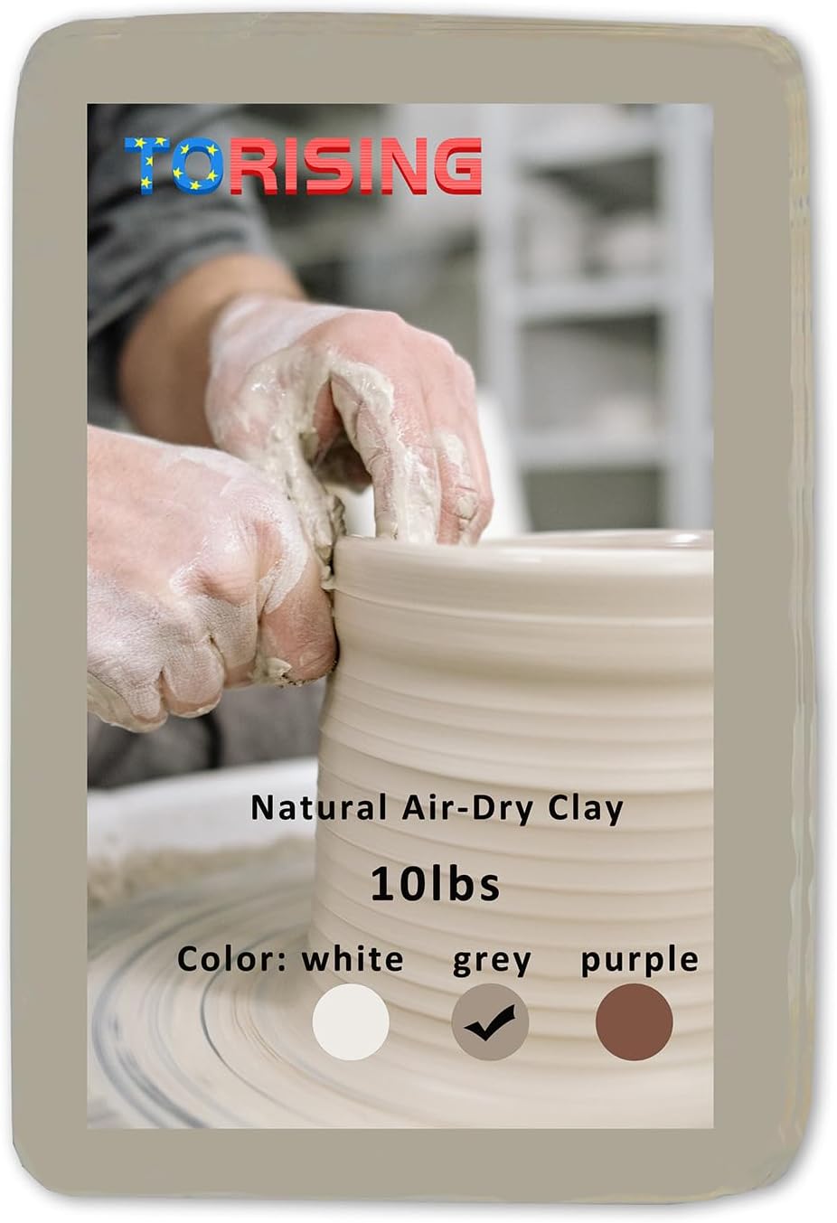 Amazon.com: TORISING Air Dry Clay 10 LBs, Pottery Modeling Clay for All ...