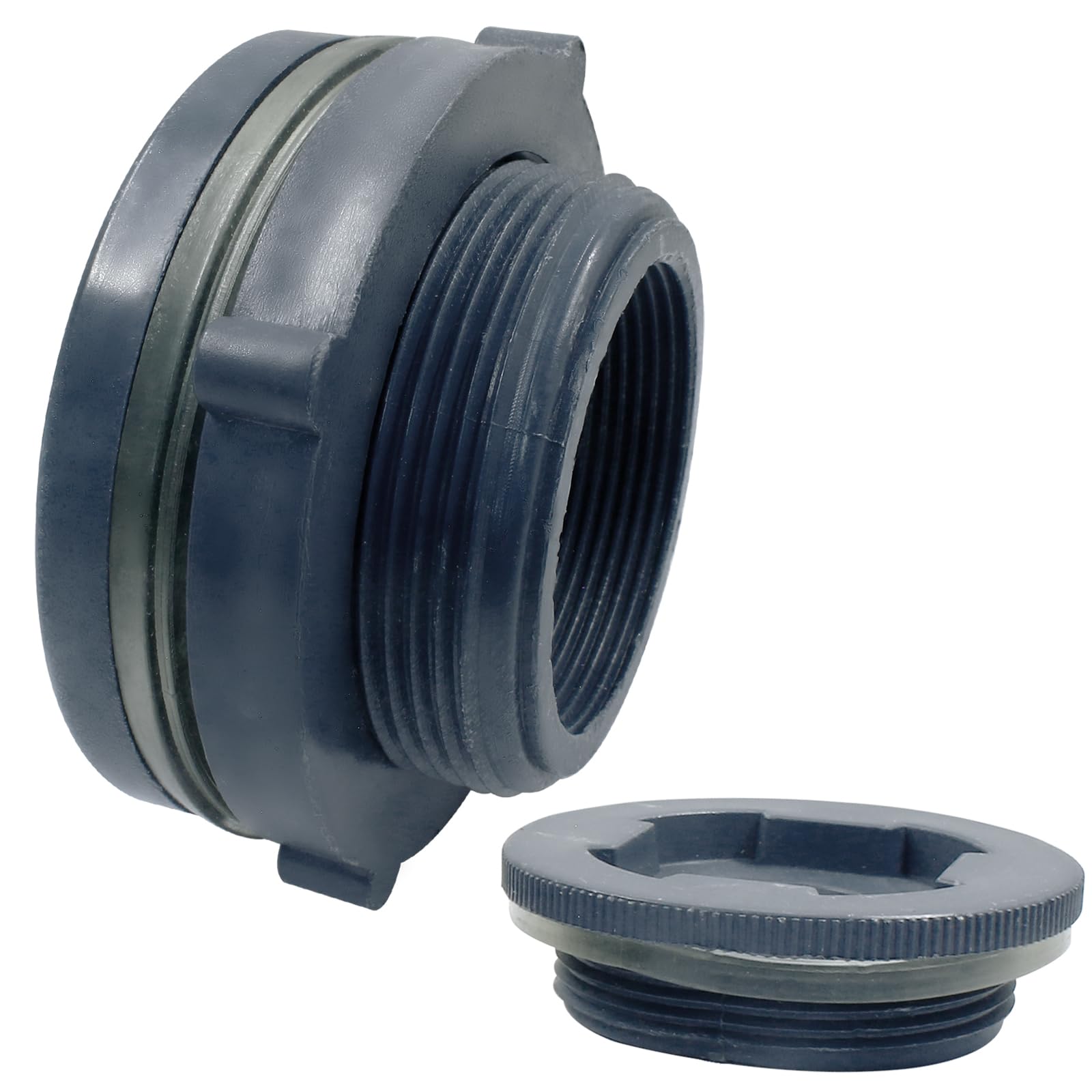 Bulkhead Tank Fittings M METERXITY PVC Bulkhead Fitting - Double ...
