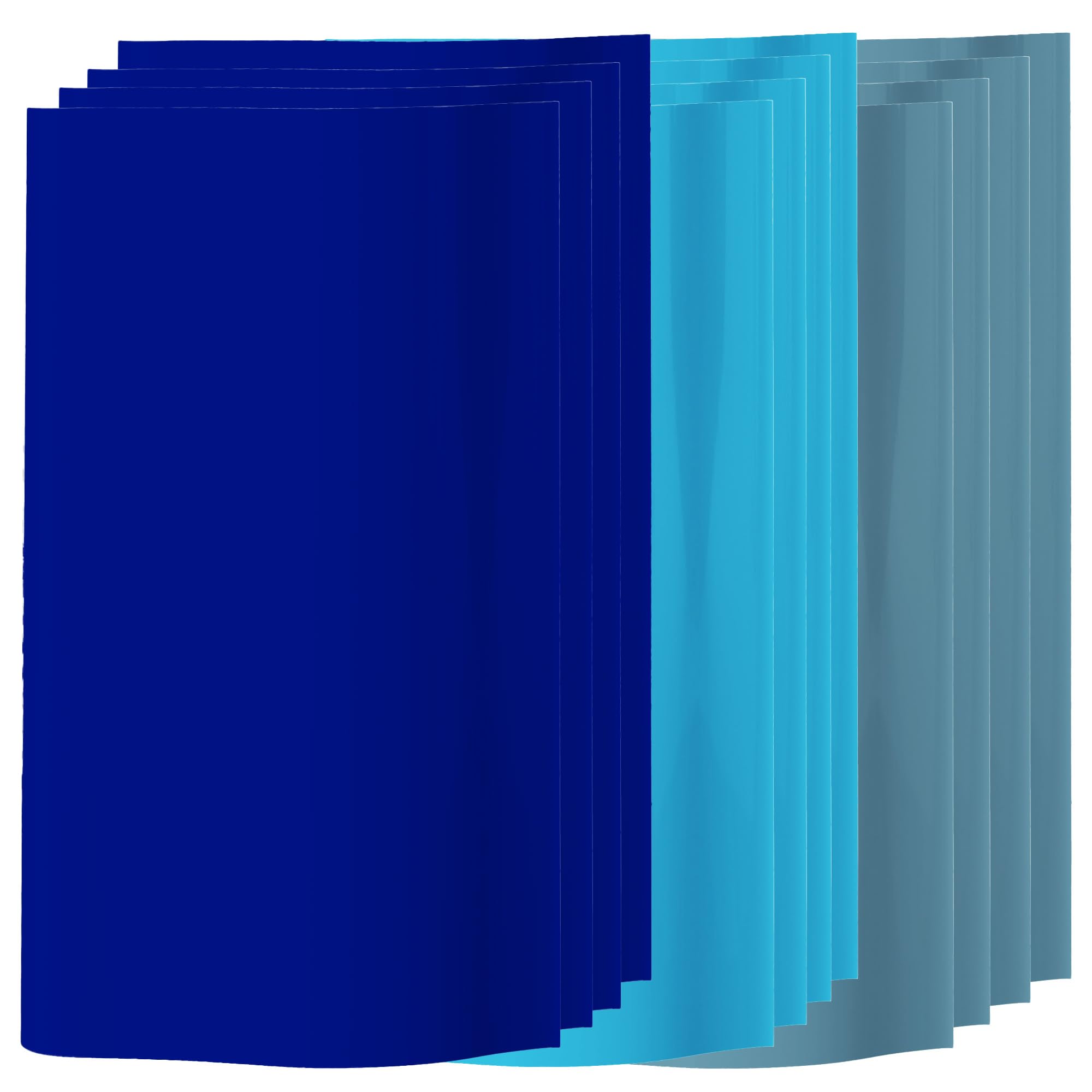 Amazon.com: Shades of Blue Permanent Vinyl for Cricut Joy. Adhesive ...