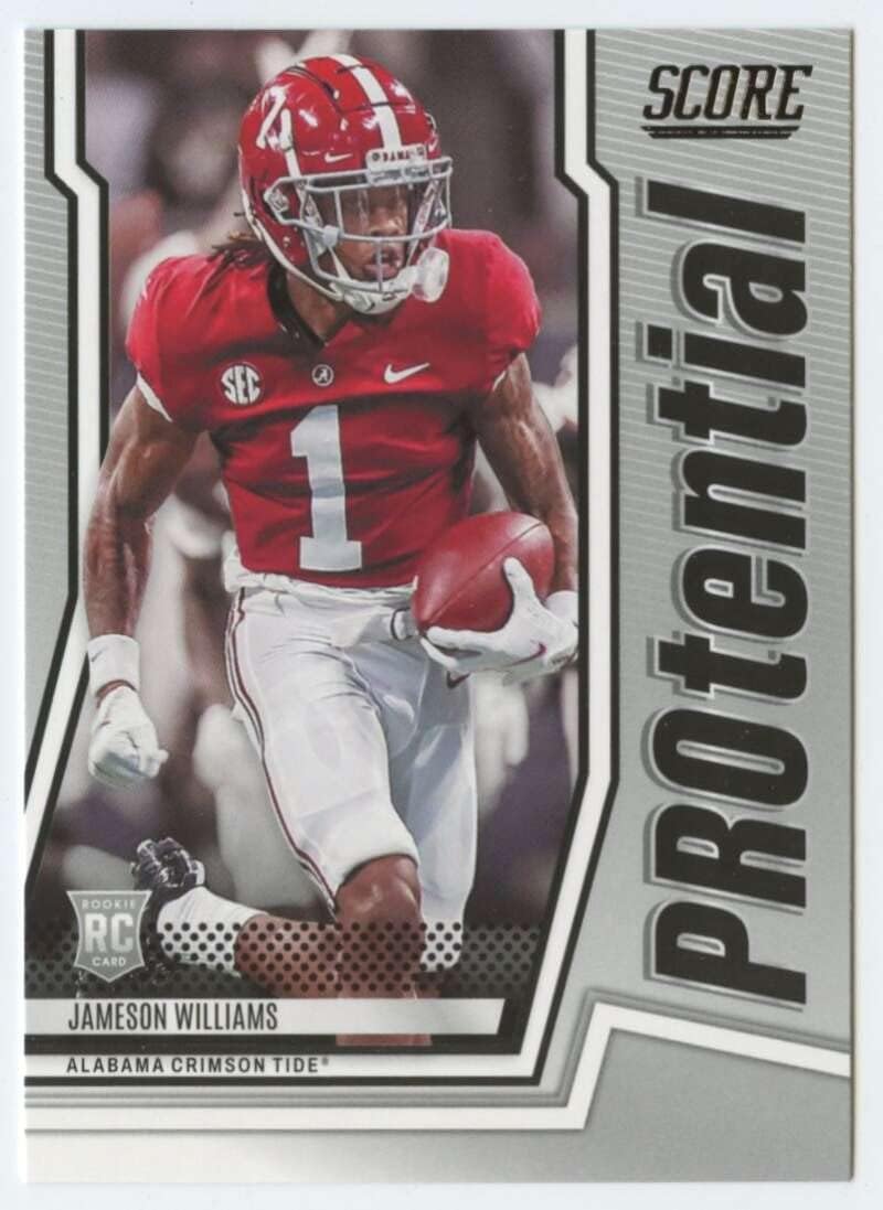 Amazon.com: 2022 Score Protential #14 Jameson Williams Alabama Crimson ...
