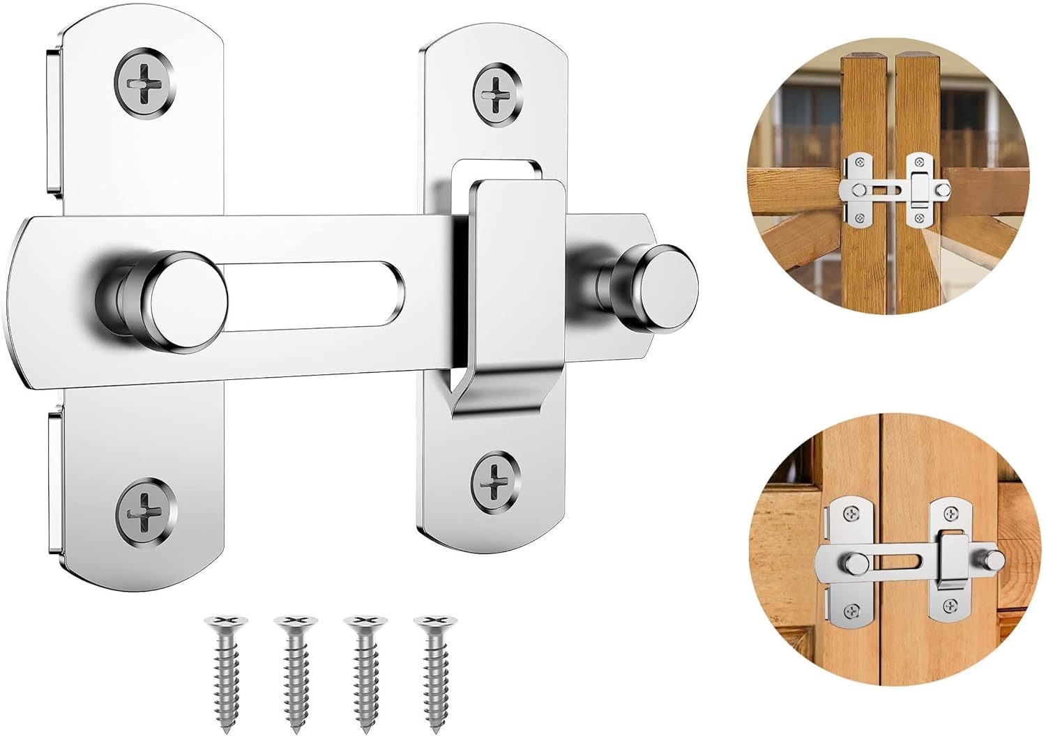 Flip Latch Lock Gate Latches Heavy Duty Door Stopper Door | Desertcart ...