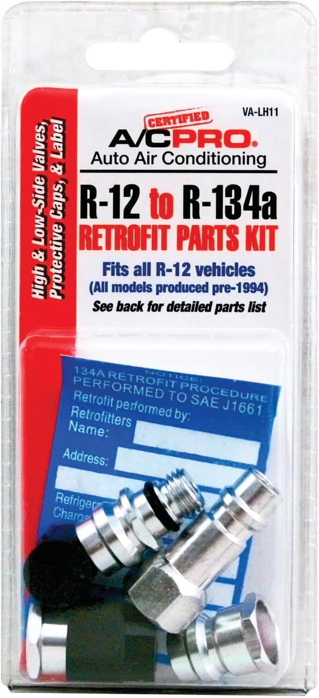 Amazon.com: FANOVO 90° R12 to R134a Adapter, High & Low Pressure R12 to ...